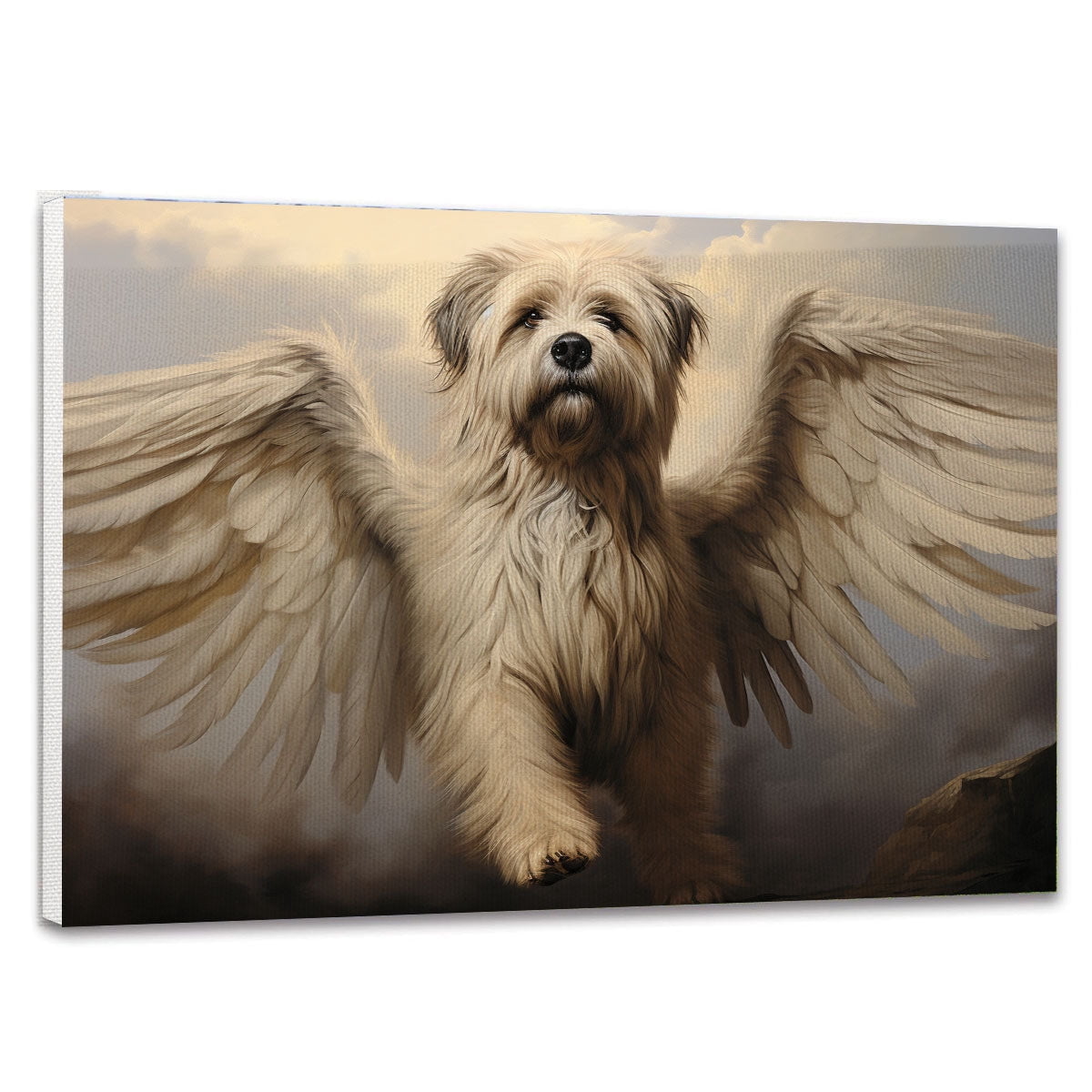 Pyrenean Shepherd Dog Memorial Gifts - Waiting At The Door Canvas - Dog ...