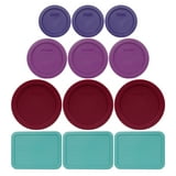 Pyrex Storage Lids Bundle Color Scheme for Glass Containers - Walmart.com