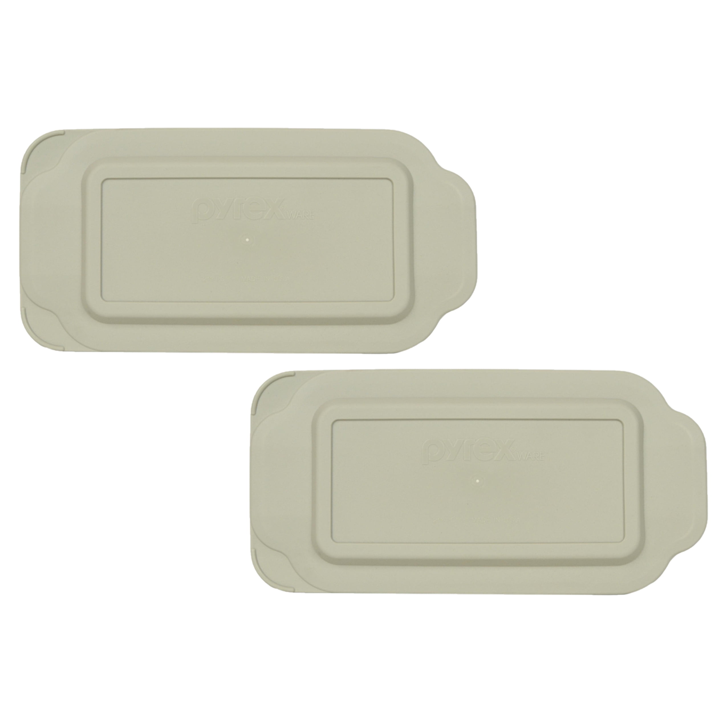Pyrex 213-PC Gray Plastic Food Storage Dish Lid Cover (2-Pack ...