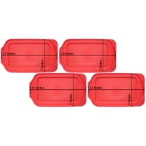 Pyrex 2-Qt 232-PC Red Rectangular Storage Lid Replacement, Extra Set ...
