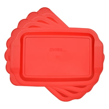 Pyrex 7210-PC Red Rectangle Replacement Storage Lid Cover - BPA-Free ...