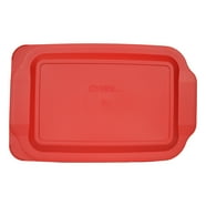 Pyrex 7210-PC Red Rectangle Replacement Storage Lid Cover - BPA-Free ...