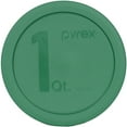 Pyrex 322-PC Green Round Plastic Replacement Lid, Fits 1 Quart Glass ...