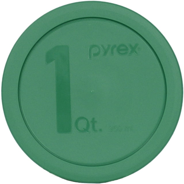 Pyrex 322-PC Green Round Plastic Storage Replacement Lid Cover ...