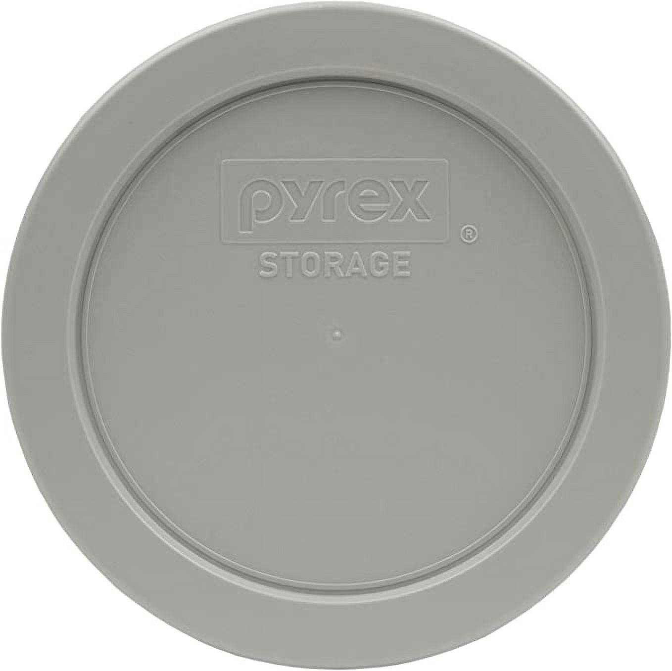 Pyrex Replacement Lids, 323-PC, 1.5 qt Round Gray, Dishwasher and ...