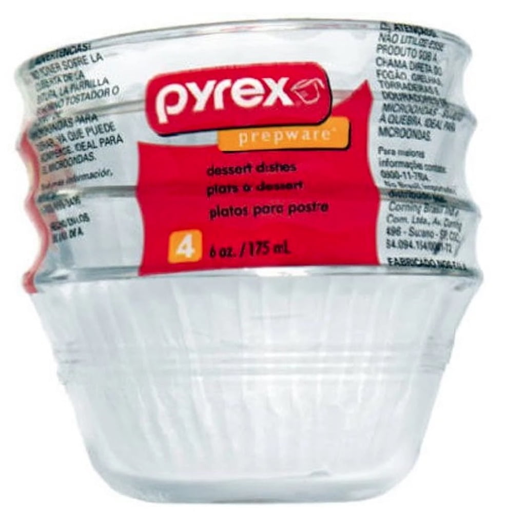 Pyrex 6 oz Custard Cups (Pack of 5) - Walmart.com