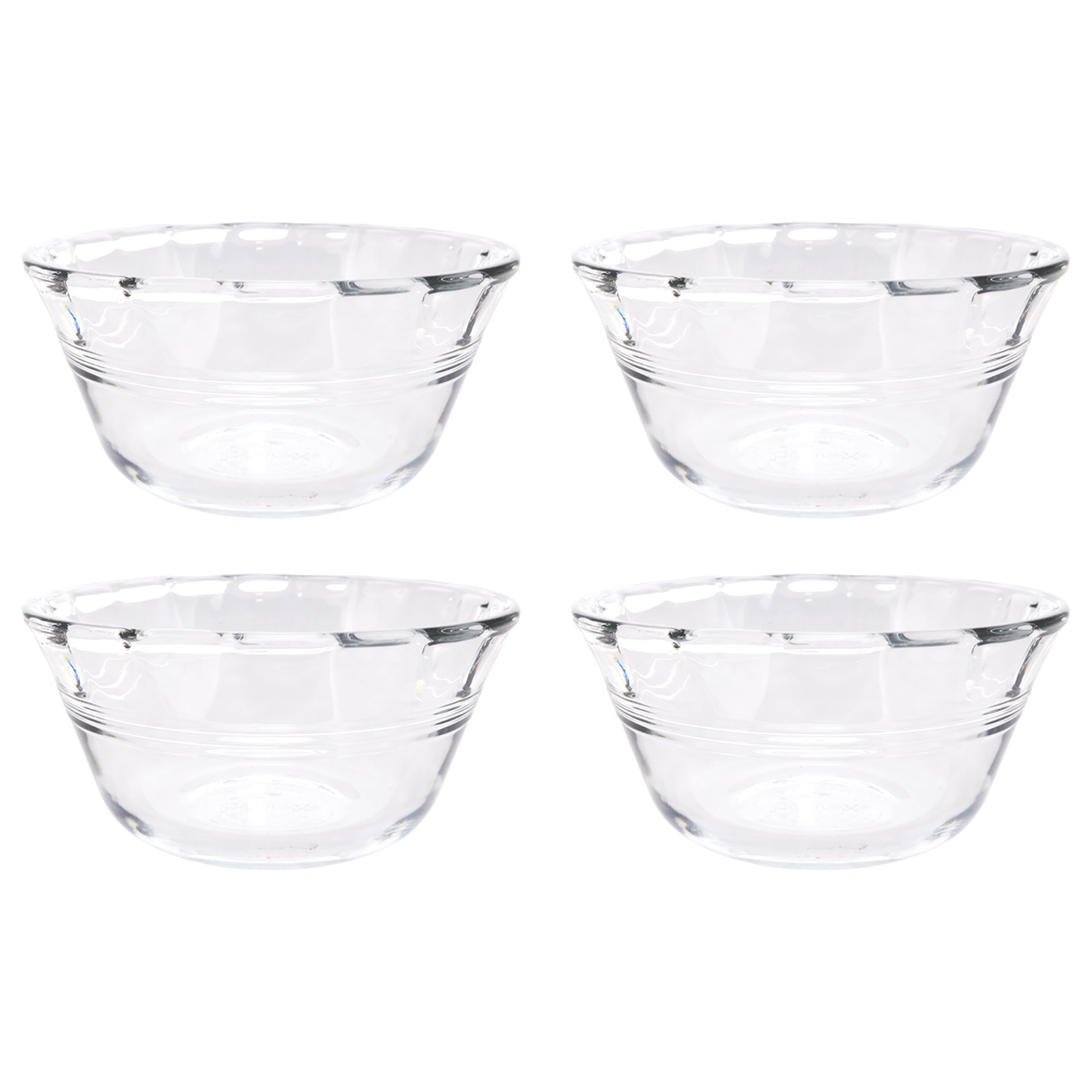 Pyrex 6001142 6oz 4-Piece Glass Custard Bowls - Walmart.com