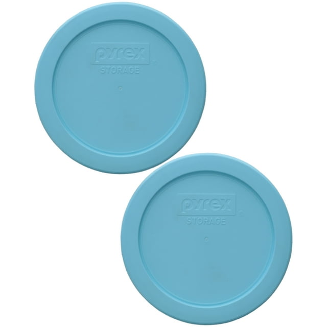 Pyrex 7200-PC 2-Cup Splash Blue Replacement Food Storage Lid - 2-Pack ...