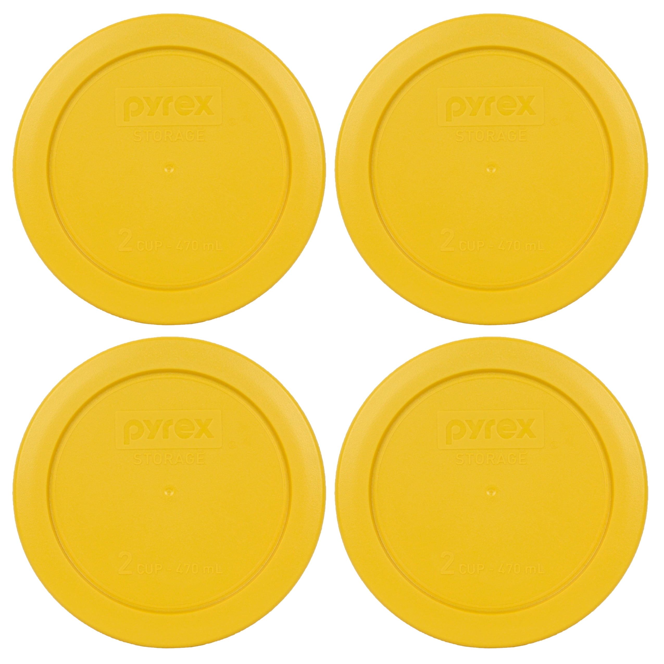 Pyrex 7200-PC Butter Yellow Plastic Food Storage Replacement Lid Cover ...