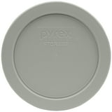 Pyrex 7200-PC Jet Gray Round Plastic Storage Replacement Lid Cover ...