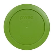 Pyrex 7402-PC 2-Pack Blue Round Plastic Replacement Lid Cover for 7-Cup ...