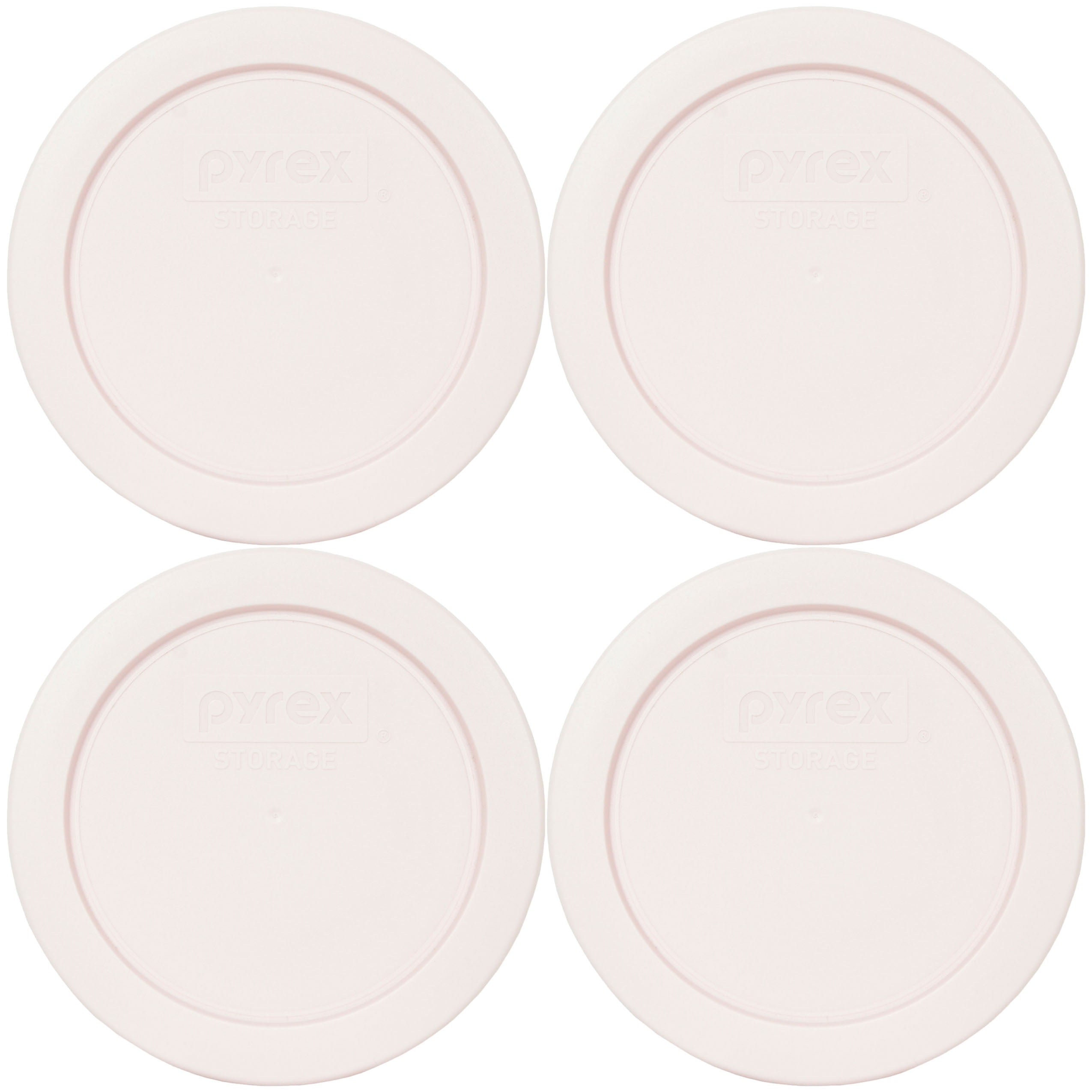 Pyrex 7200-PC Nouveau Pink Round Plastic Storage Replacement Lid Cover ...