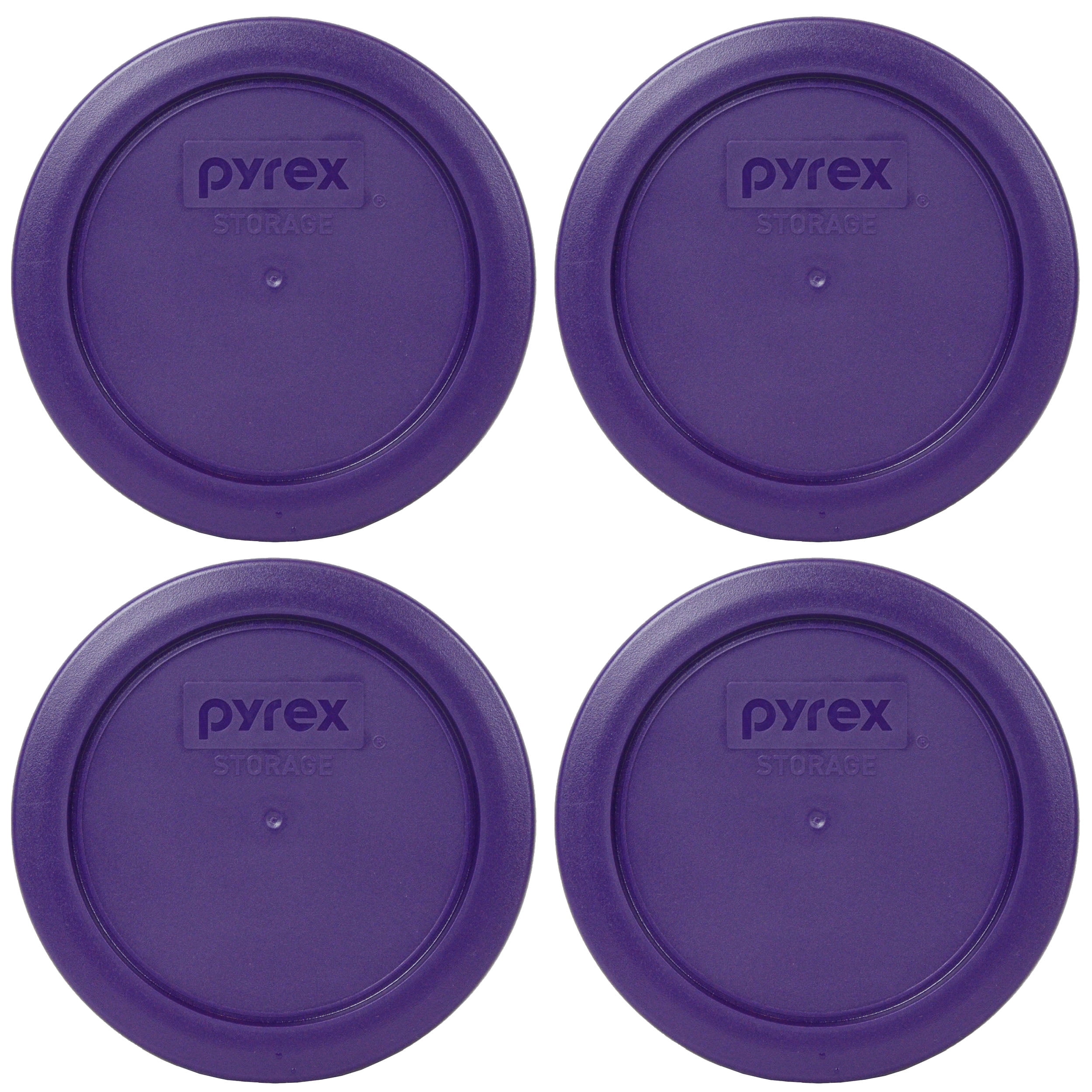 Pyrex 7200-PC Plum Purple Round Plastic Storage Replacement Lid Cover ...