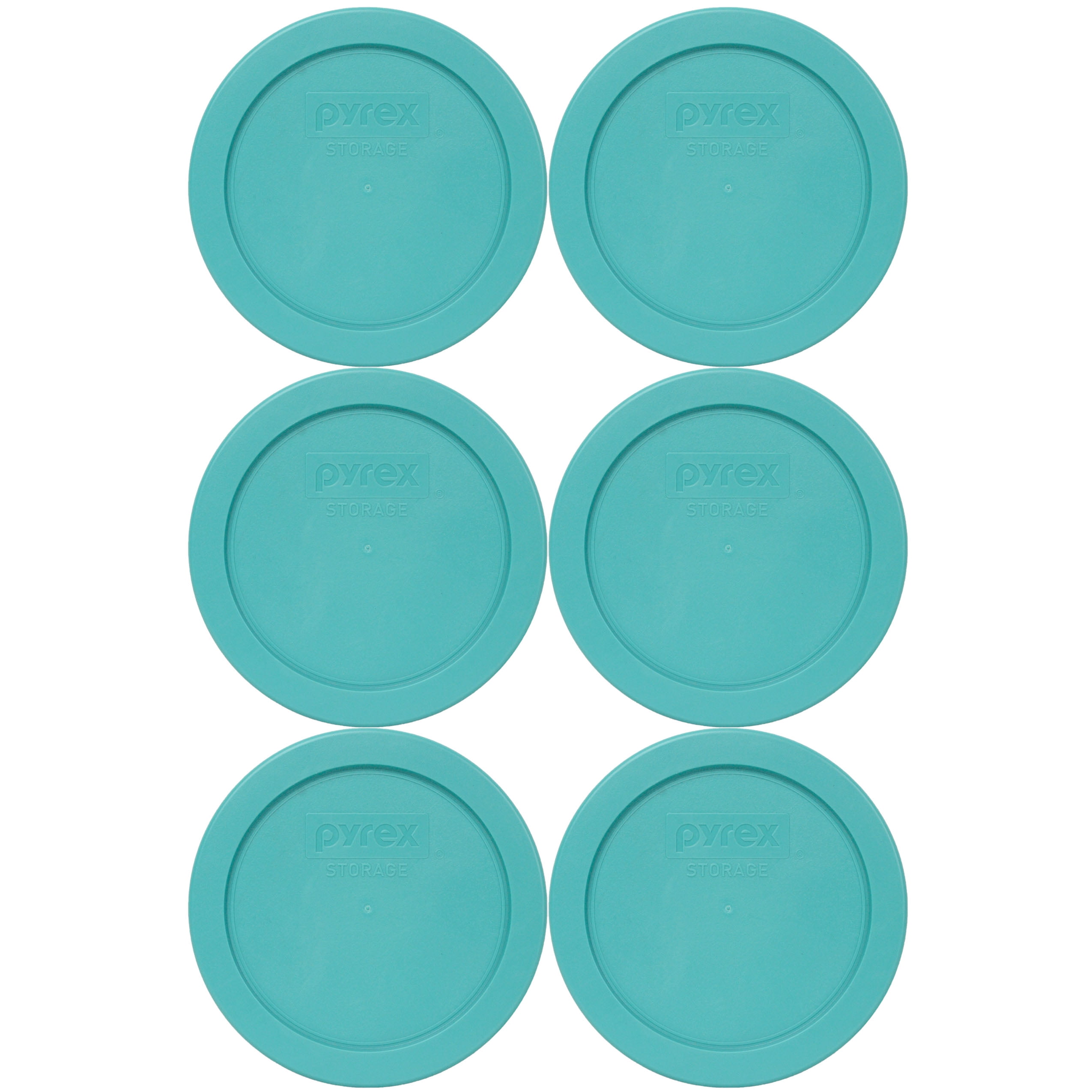 Pyrex 7200-PC Turquoise 2-Cup Round Replacement Lid, BPA-Free ...