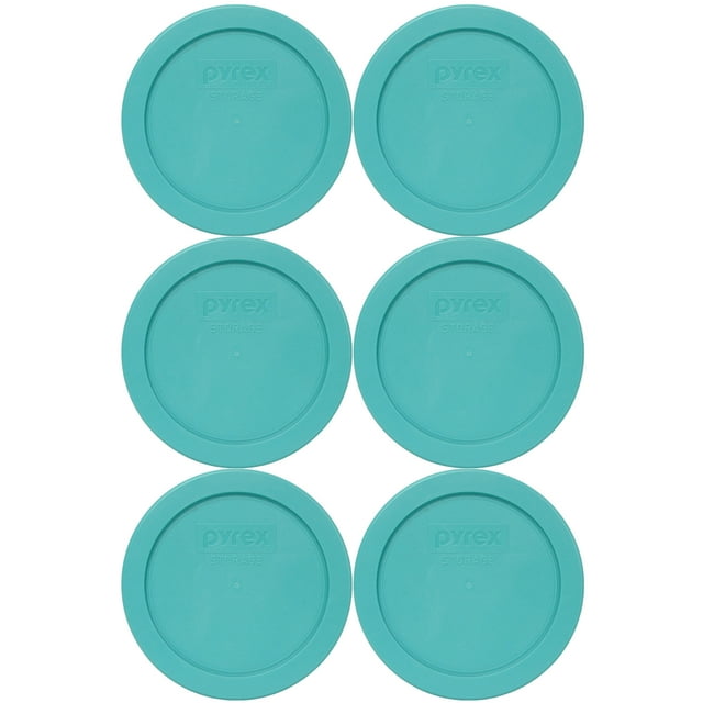 Pyrex 7200-PC Turquoise 2-Cup Round Replacement Lid, BPA-Free ...