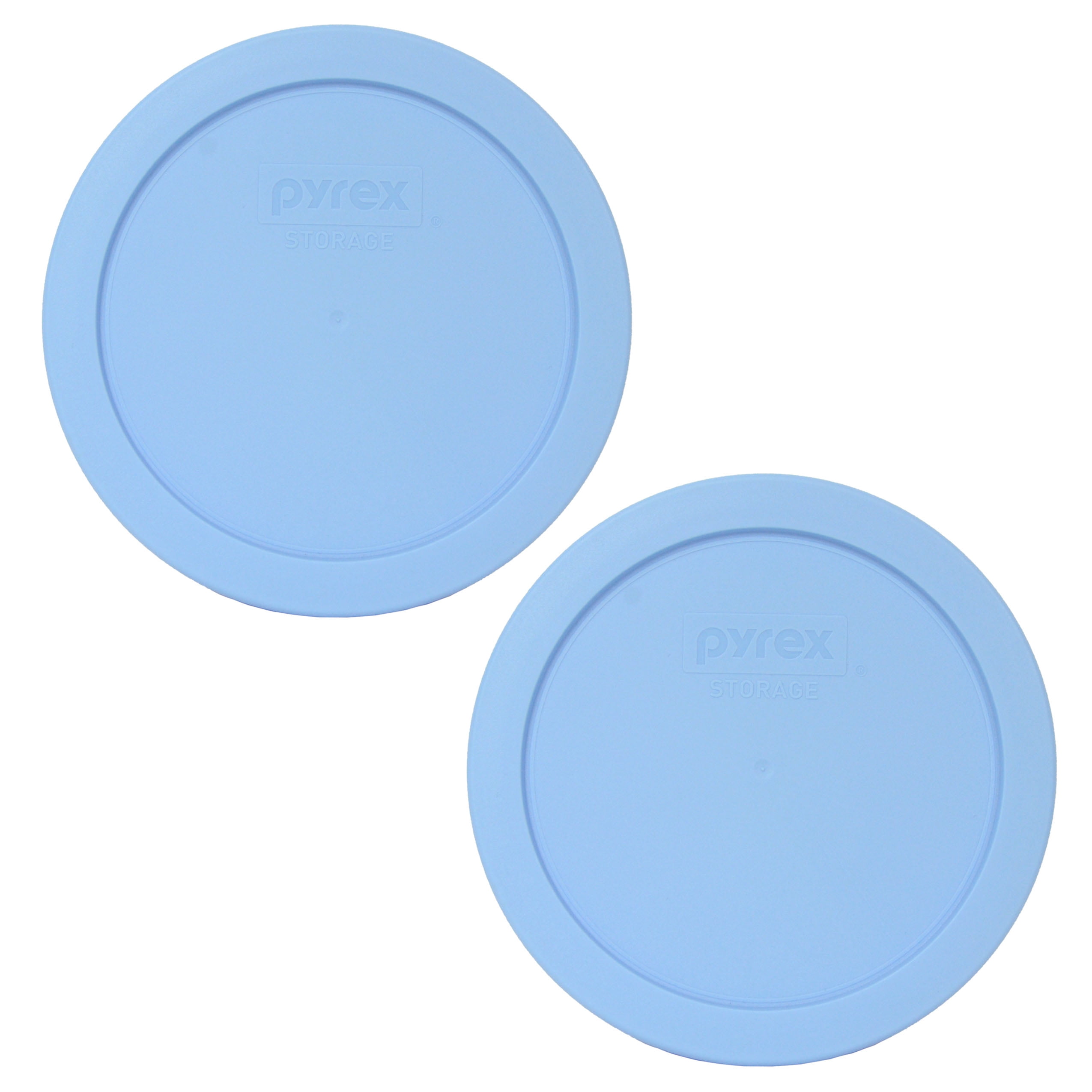 Pyrex 7201-PC Blue Cornflower Plastic Storage Replacement Lid Cover (2 ...