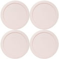 Pyrex 7201-PC Loring Pink Plastic Storage Replacement Lid Cover (4-Pack ...