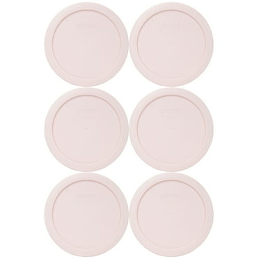 Pyrex 7211-PC Poppy Red Rectangle Plastic Replacement Lid Cover (6-Pack ...