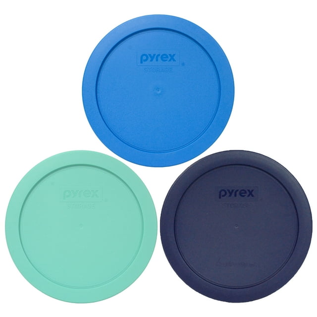 Pyrex 7201-PC Marine Blue, 7201-PC Sea Glass Green, 7201-PC Blue Food ...