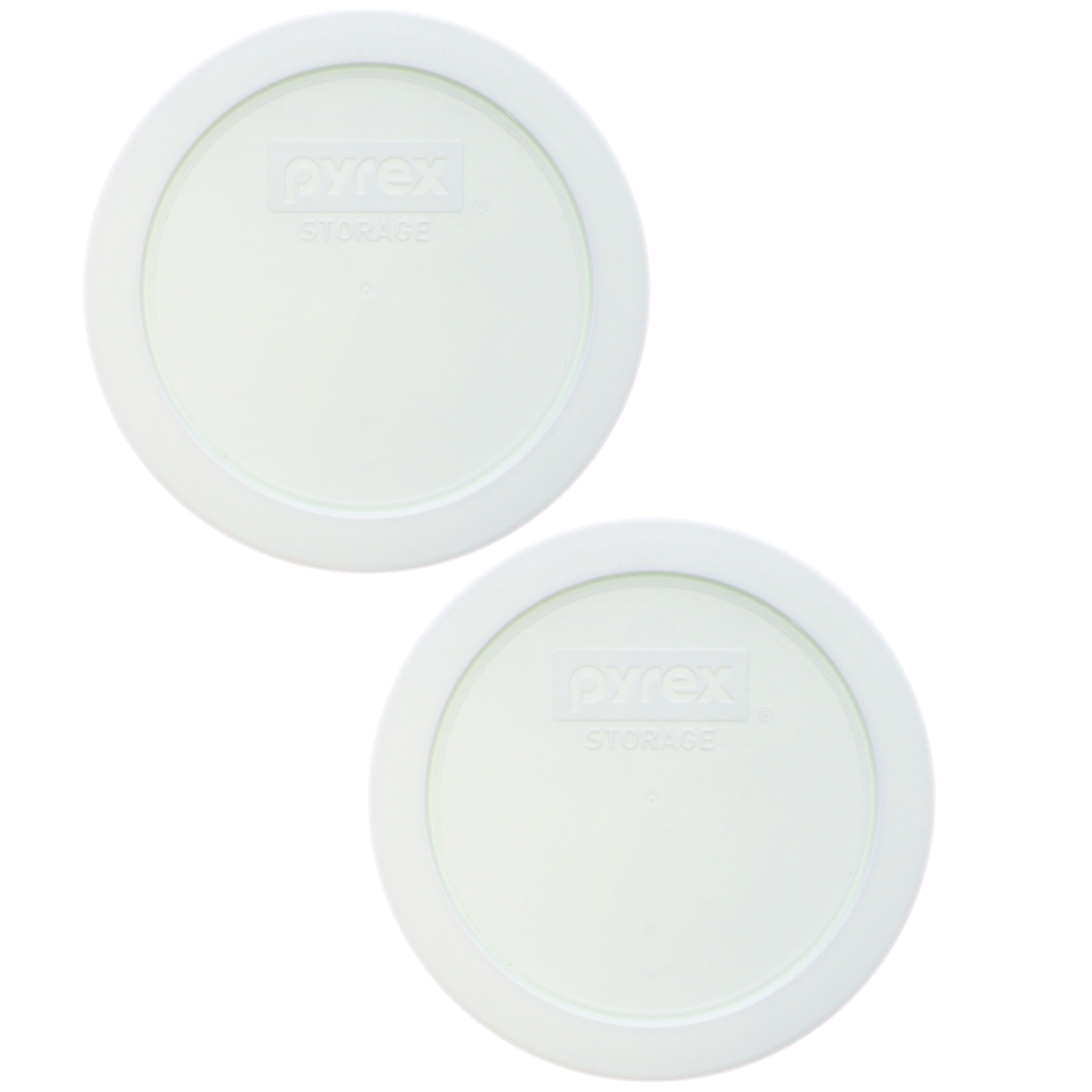 Pyrex 7201-PC Sage Green Food Storage Plastic Lid Covers (2-Pack ...