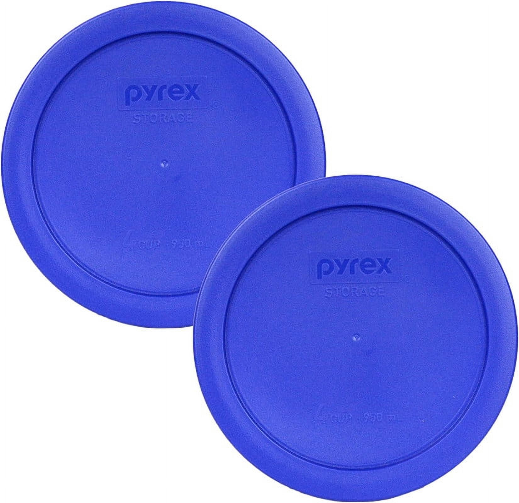 Pyrex 7201-PC Sapphire Blue Plastic Food Storage Replacement Lid Cover ...