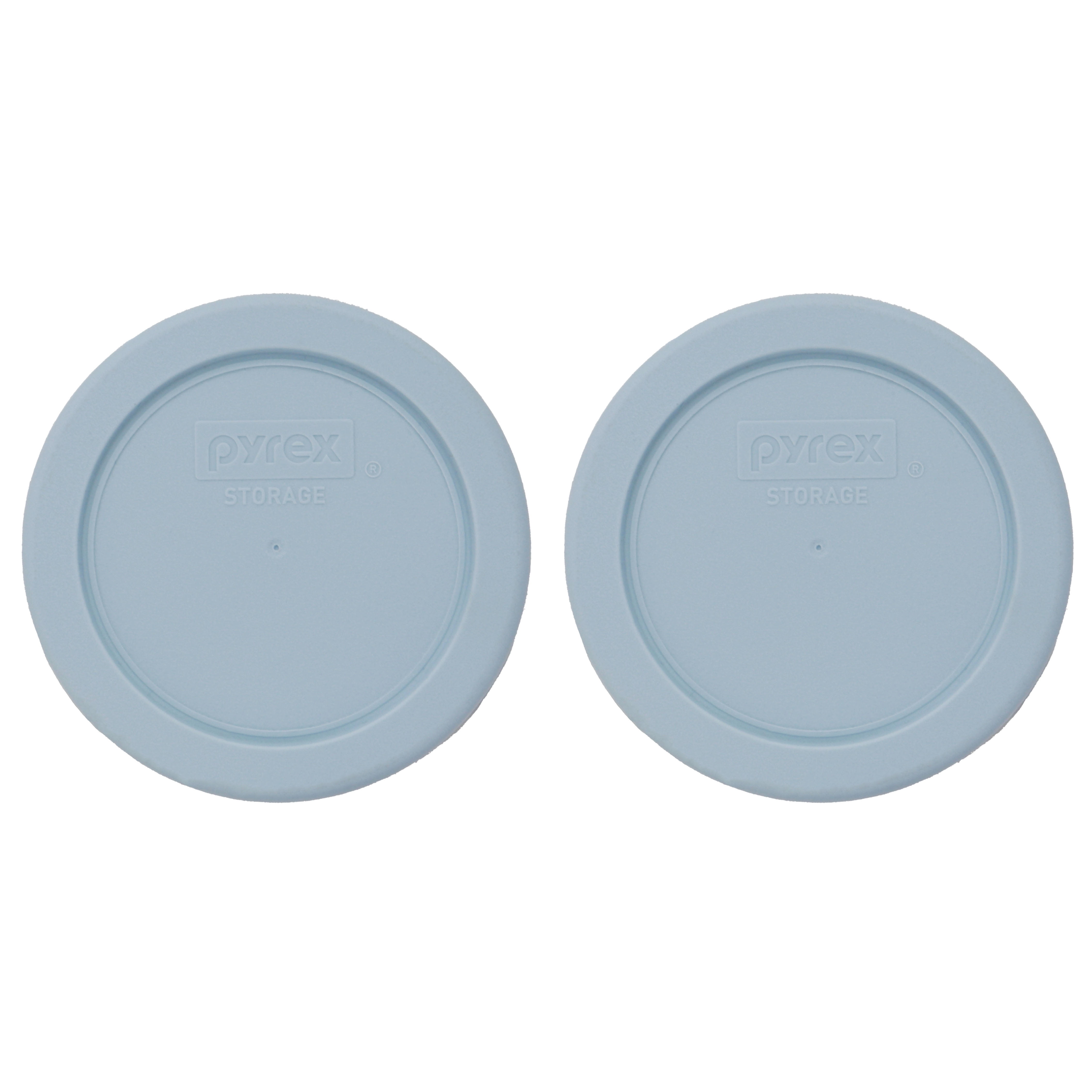 Pyrex 7202-PC 1 Cup Crystal Blue Lid (2-Pack) - Walmart.com