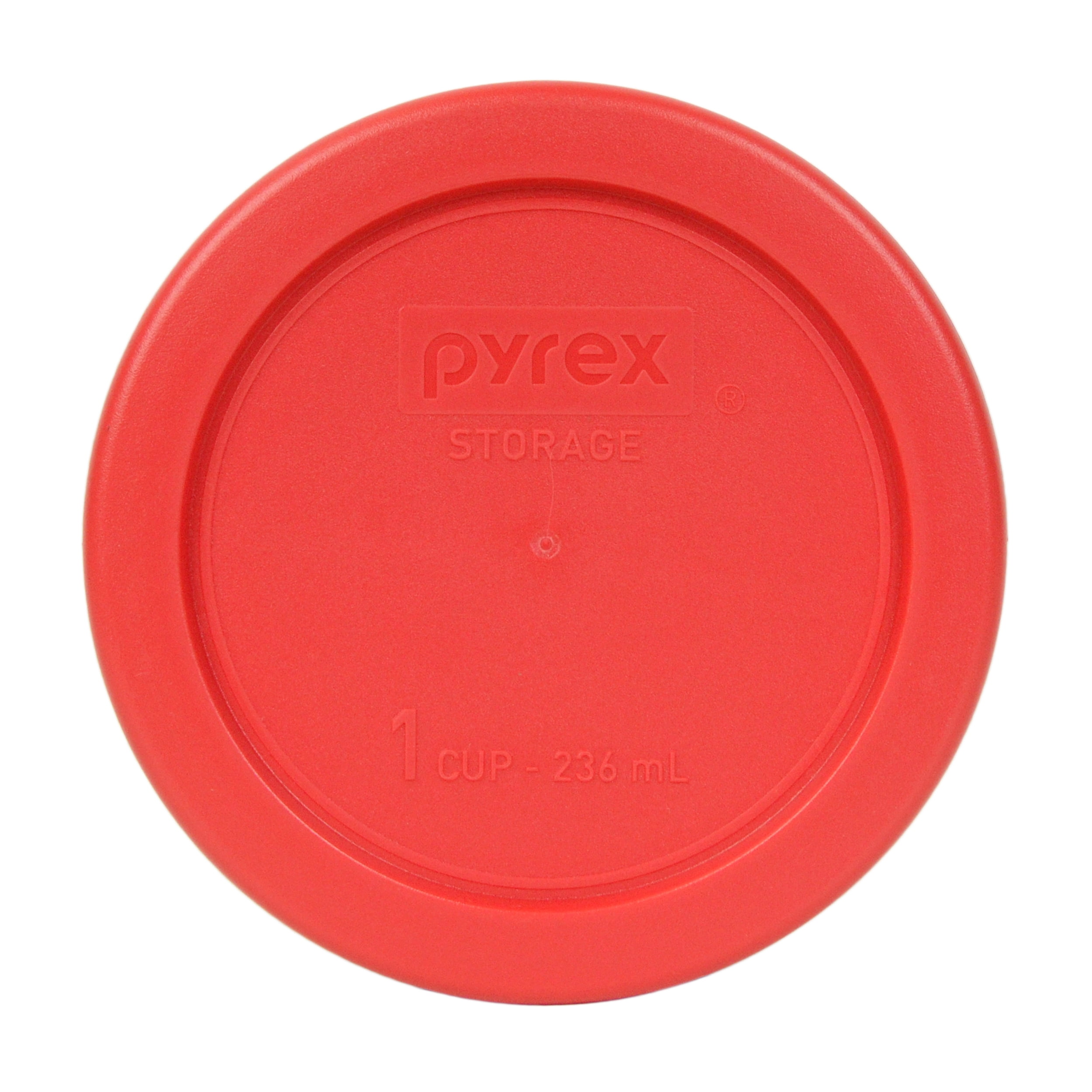 Pyrex 7202-PC Red Round Storage Replacement Lid Cover - Walmart.com
