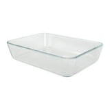 Pyrex 7210 3-Cup Rectangle Clear Glass Baking and Storage Dish ...