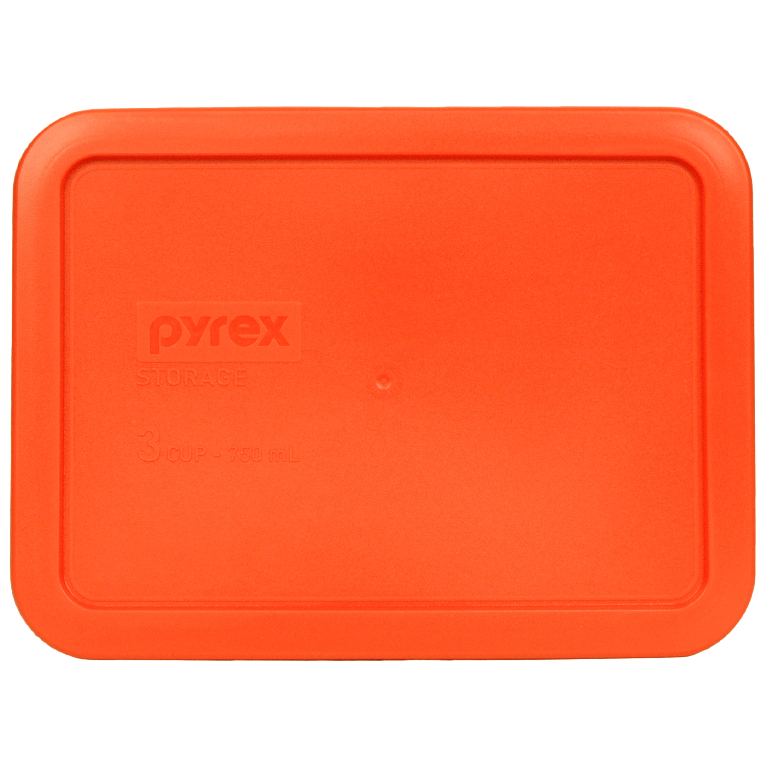 Pyrex 7210-PC 3-Cup Pumpkin Orange Replacement Storage Lid - Walmart.com