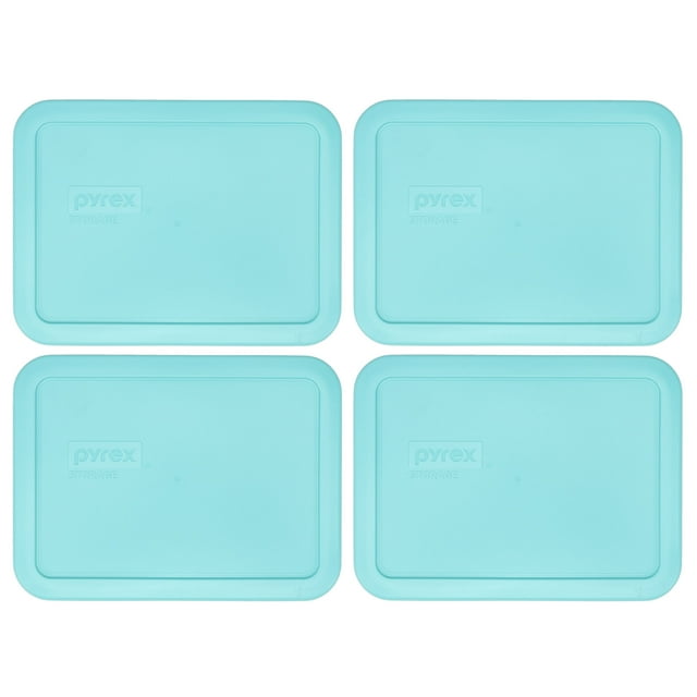 Pyrex 7210-PC Sun Bleached Turquoise Plastic Storage Rectangle ...