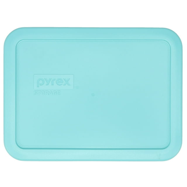 Pyrex 7210-PC Sun Bleached Turquoise Storage Rectangle Replacement Lid ...