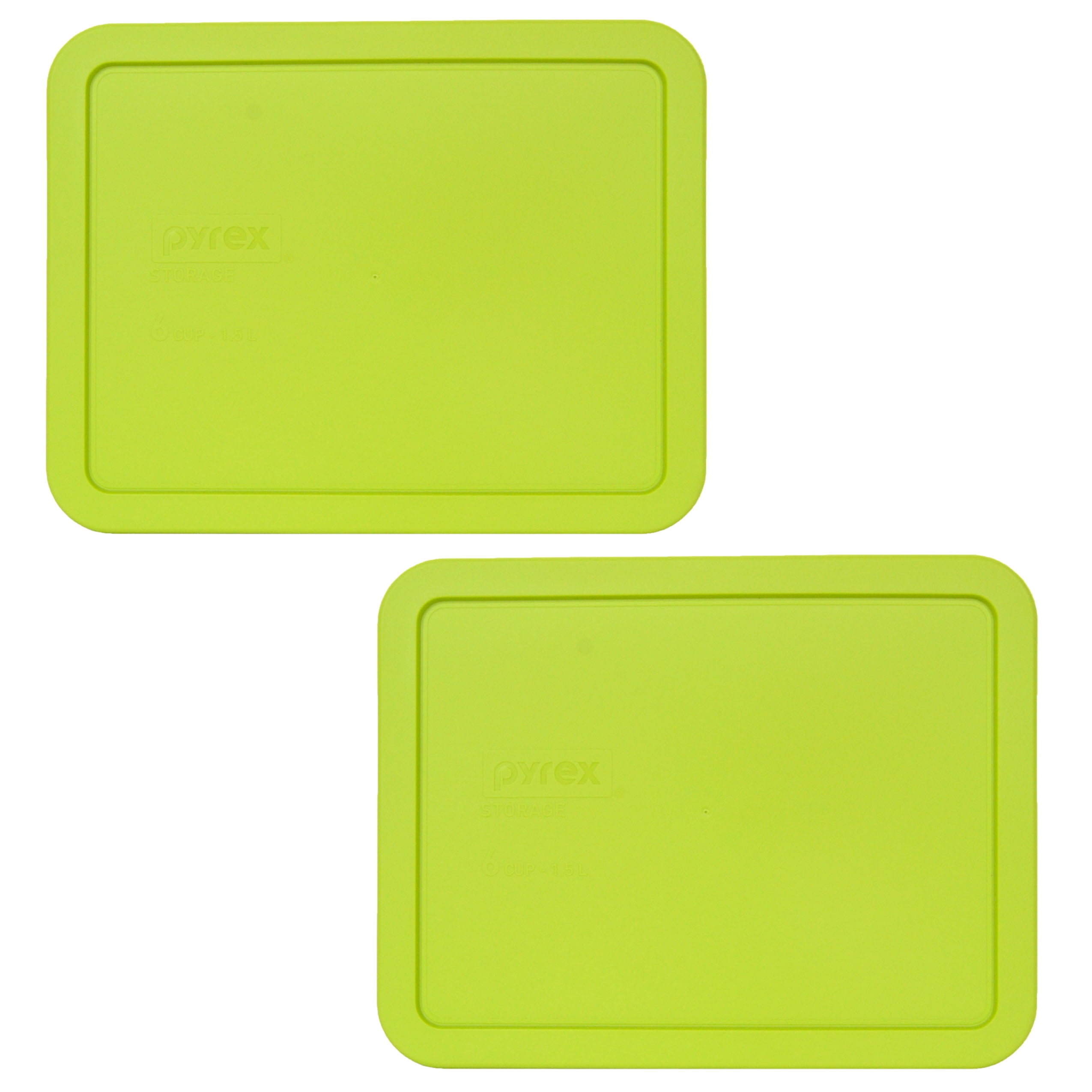 Pyrex 7211-PC 6 Cup Green Edamame Rectangle Food Storage Replacement ...