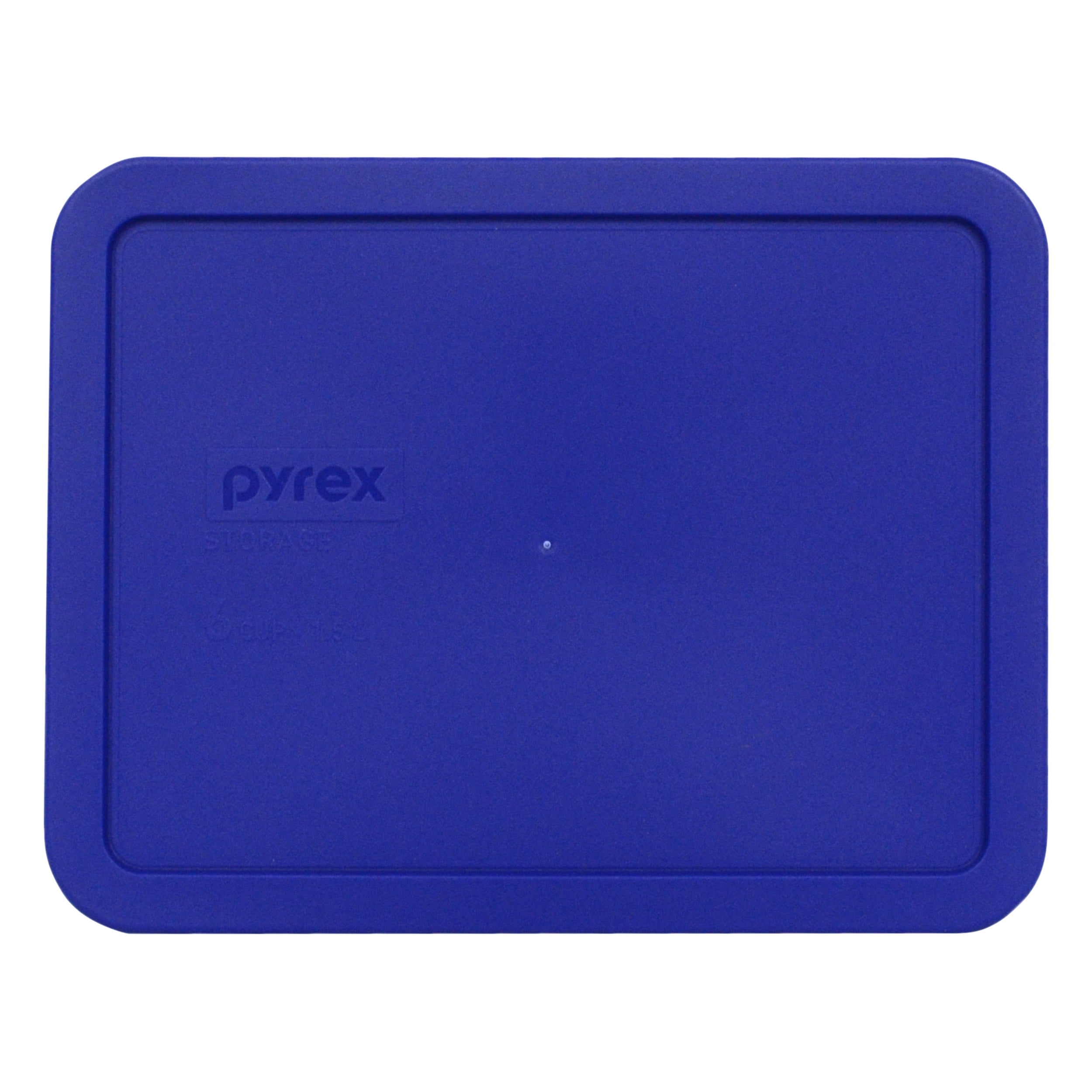 Pyrex 7211-PC Cobalt Blue Rectangle Plastic Storage Replacement Lid ...