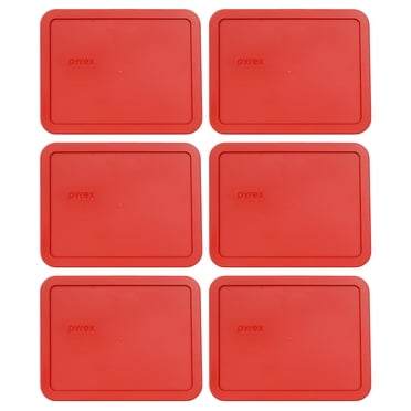 Pyrex 7210-PC Red Rectangle Replacement Storage Lid Cover - BPA-Free ...