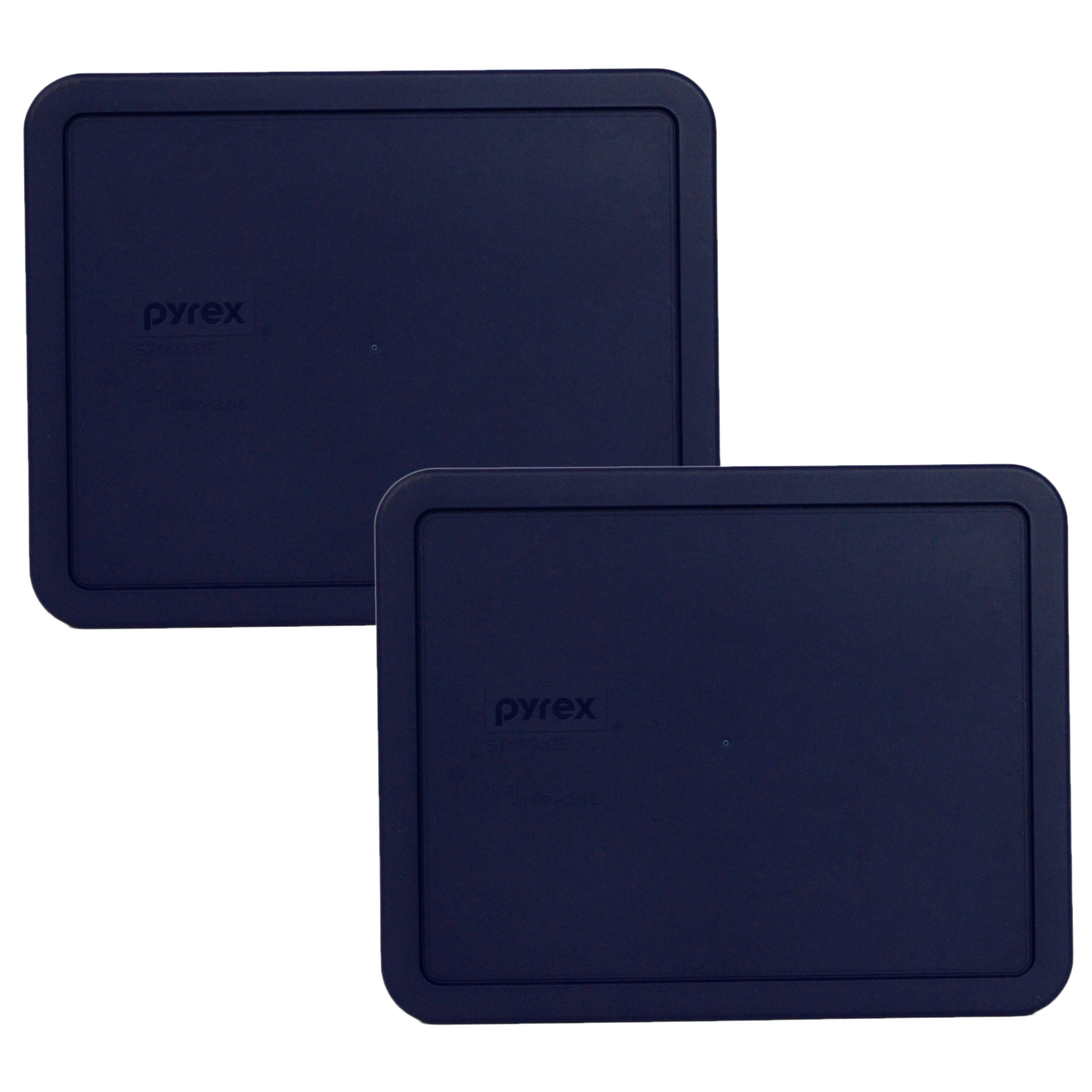 Pyrex 7212-PC 11-Cup Blue Rectangle Replacement Lid Cover, BPA-Free ...