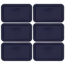 Pyrex Replacement Lid 7210-PC Turquoise Rectangle Cover 6-Pack for ...