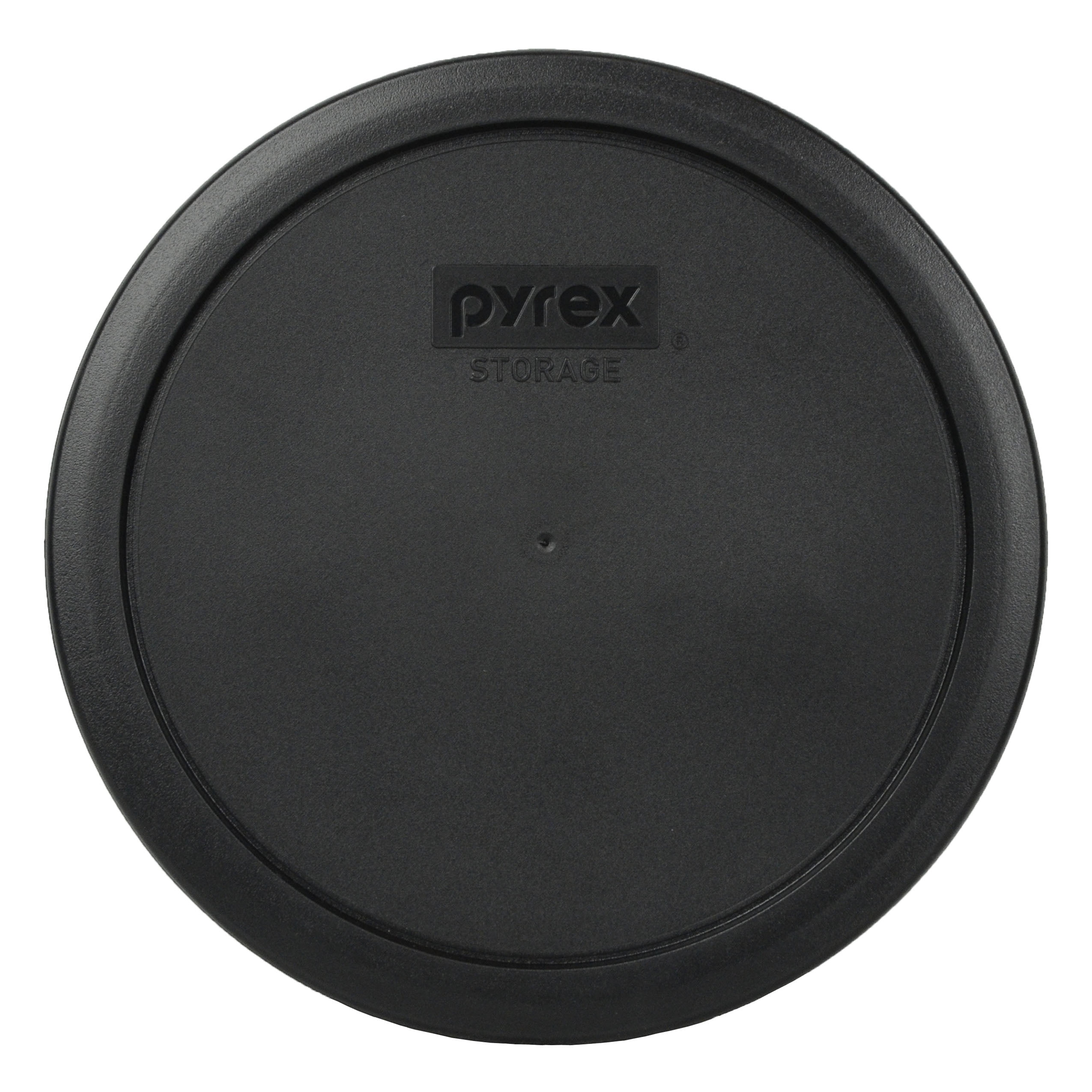 Pyrex 7402-PC Black Plastic Round Storage Lid Cover - Walmart.com