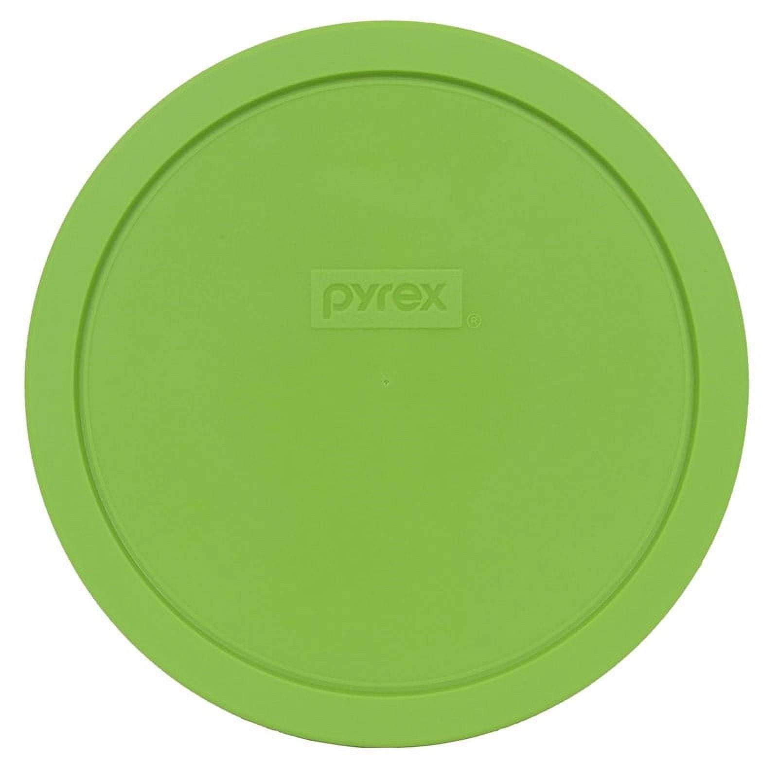 Pyrex 7402-PC Green Round Plastic Food Storage Replacement Lid Cover ...