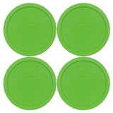 Pyrex 7402-PC Green Round Replacement Lid Cover (4-Pack) for Pyrex 7402 ...
