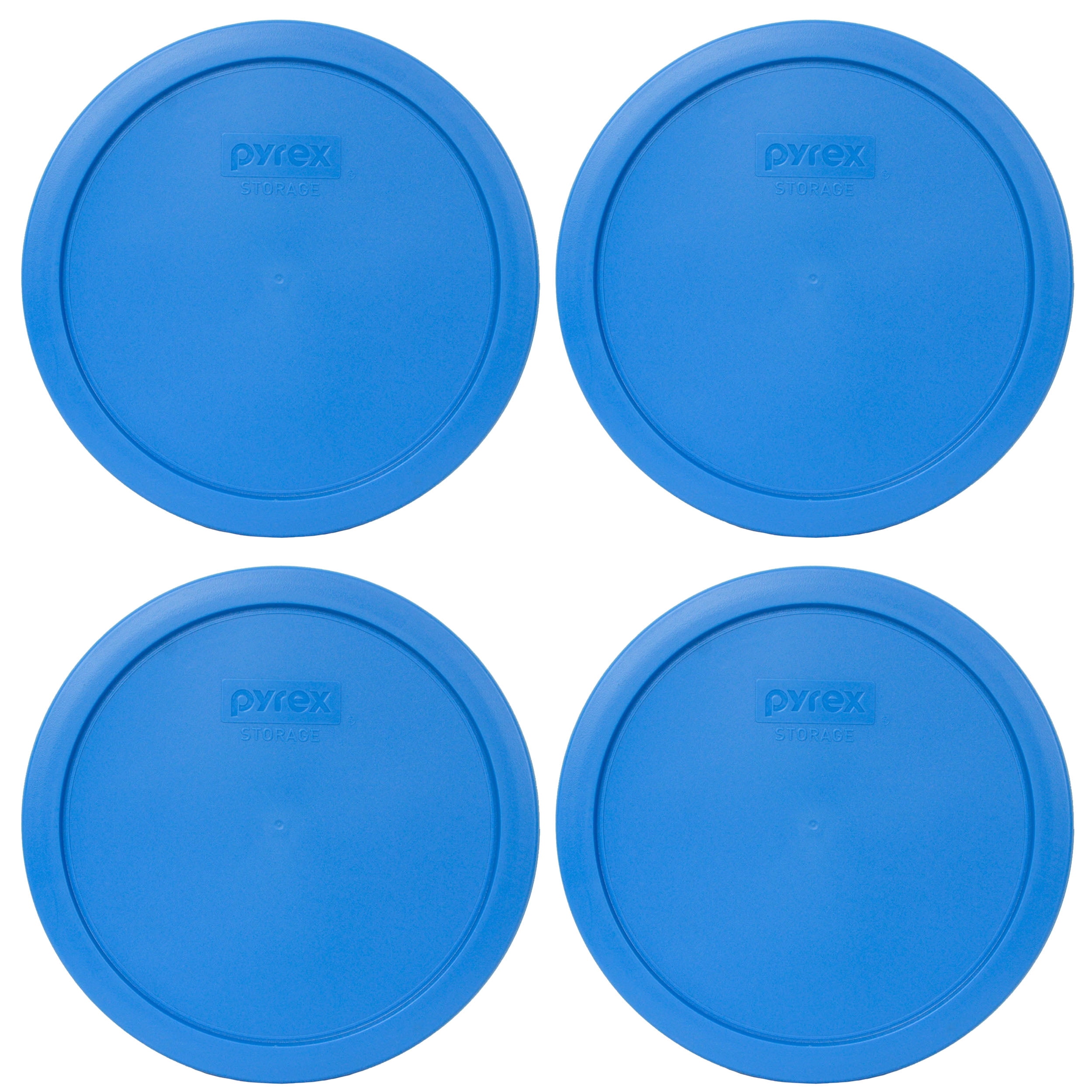 Pyrex 7402-PC Marine Blue Plastic Round Replacement Storage Lid Cover ...