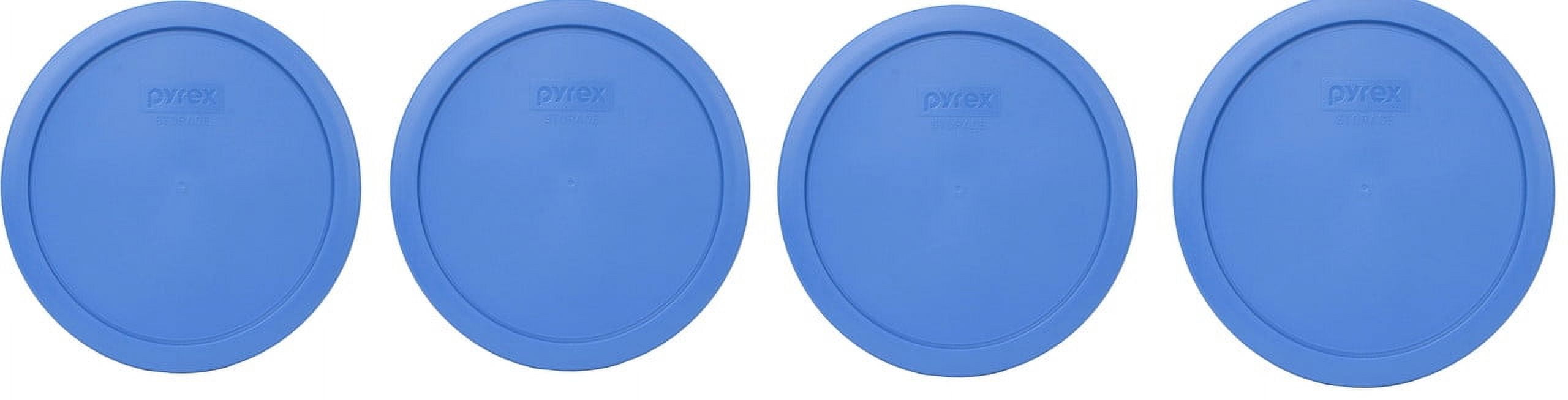 Pyrex 7402-PC Marine Blue Plastic Round Replacement Storage Lid Cover ...