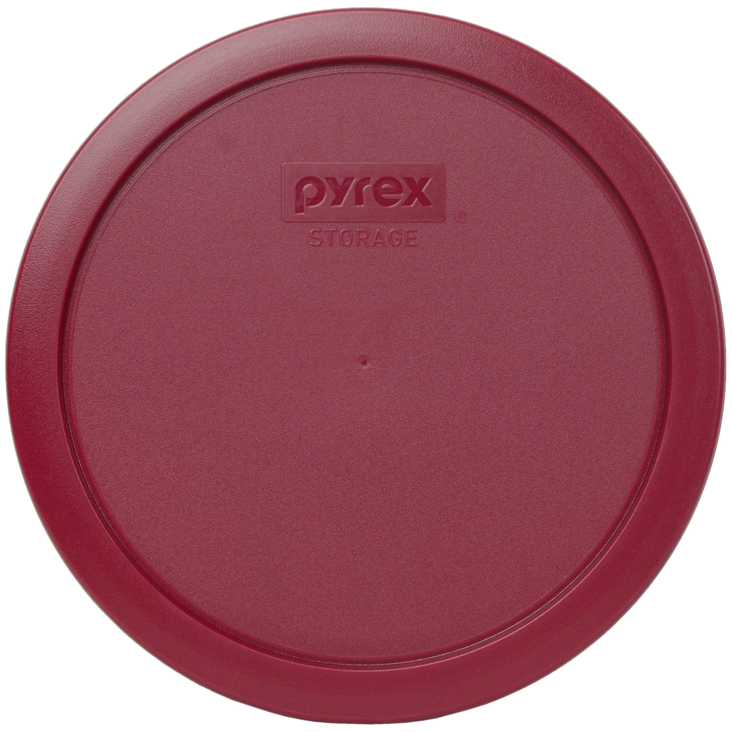 Pyrex 7402-PC Sangria Red Plastic Round Storage Replacement Lid Cover ...