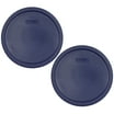 Pyrex 7403-PC Poppy Red Round Plastic Replacement Lid Cover (2-Pack ...
