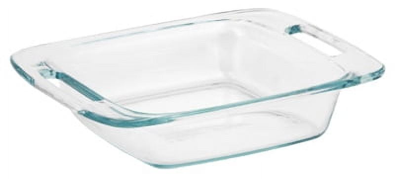 Pyrex 8" Square Glass Baking Dish Larger Handles For Safe Handling Pyr ...