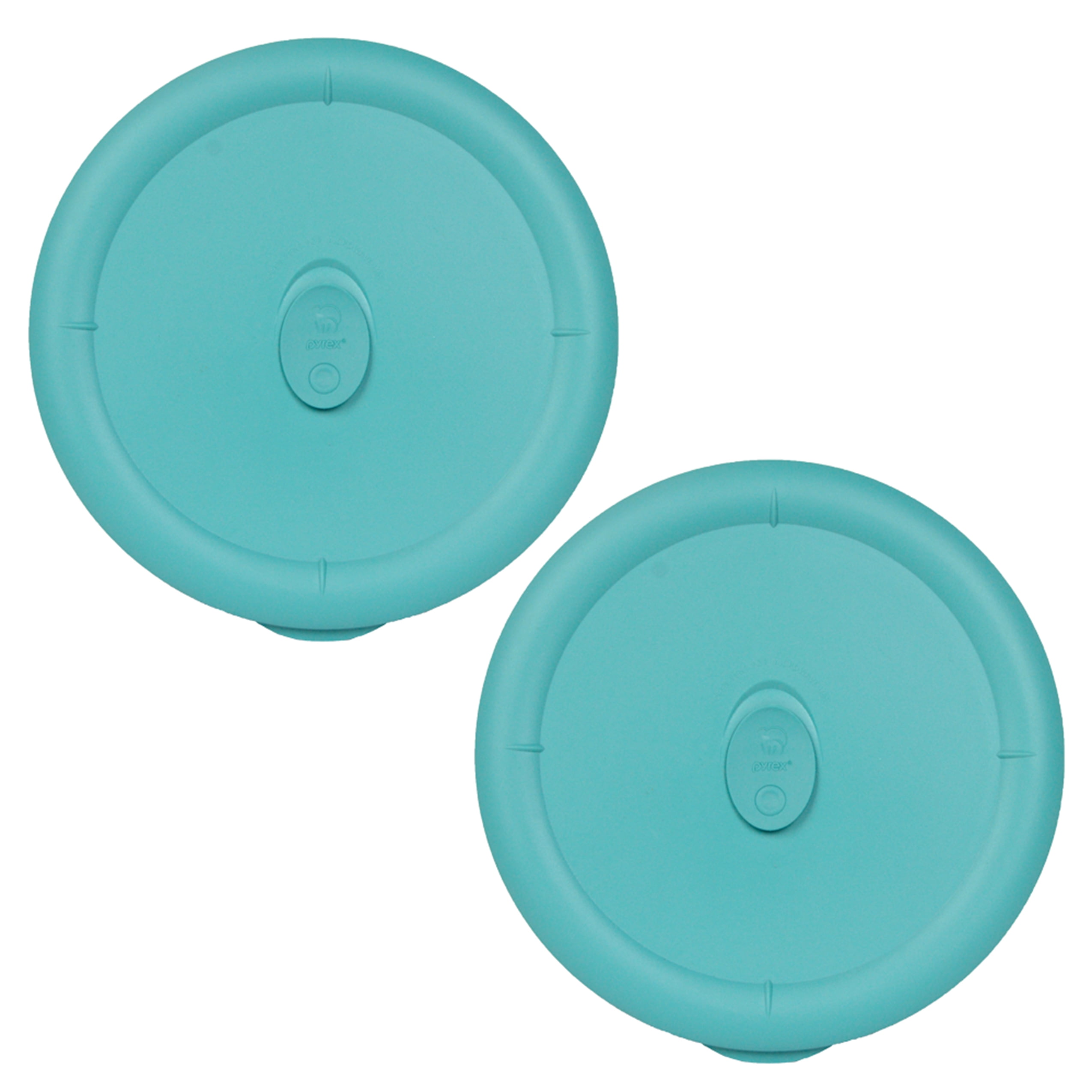Pyrex 8202-VPC Round Turquoise Plastic Vented Replacement Lid Cover (2 ...