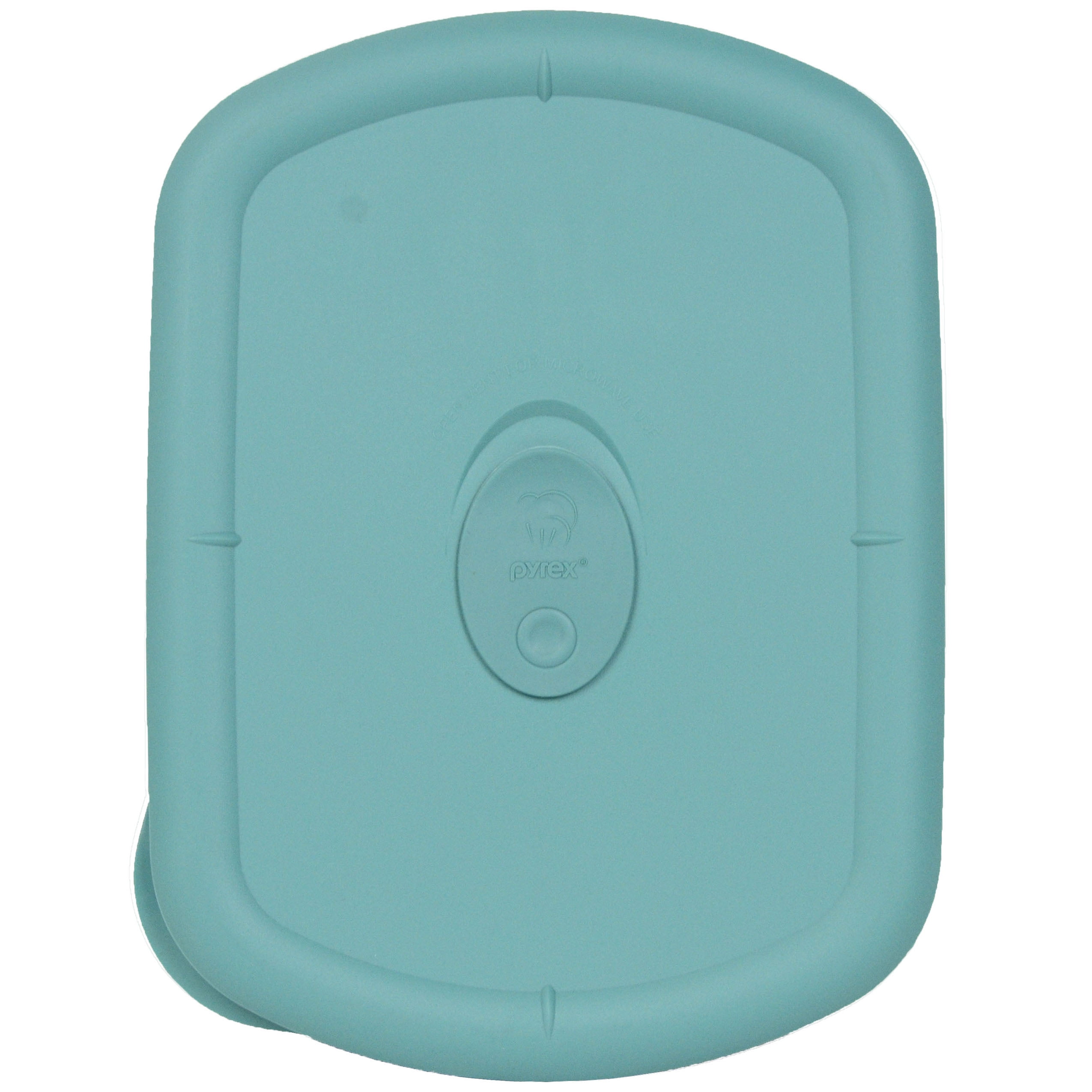 Pyrex 8212-VPC Rectangular Turquoise Plastic Vented Replacement Lid ...