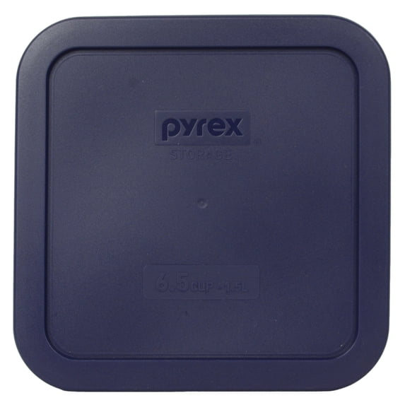 Pyrex 8704-PC Dark Blue Square Plastic Food Storage Replacement Lid ...