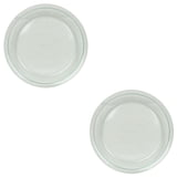 Pyrex 9" 23-CM Clear Glass Pie and Tart Dessert Plate (2-Pack ...