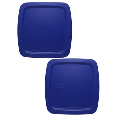 Pyrex Blue 2-Qt Square Replacement Lid C-222-PC for Easy Grab Glass ...
