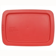 Pyrex Replacement Lid 232-PC 2-Qt Red Plastic Rectangle Cover (2-Pack ...